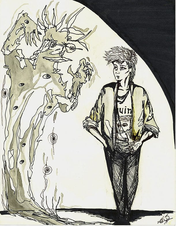 Sean Leary’s Comic Book Art Flies Onto The Walls At Taste Buds | Quad ...