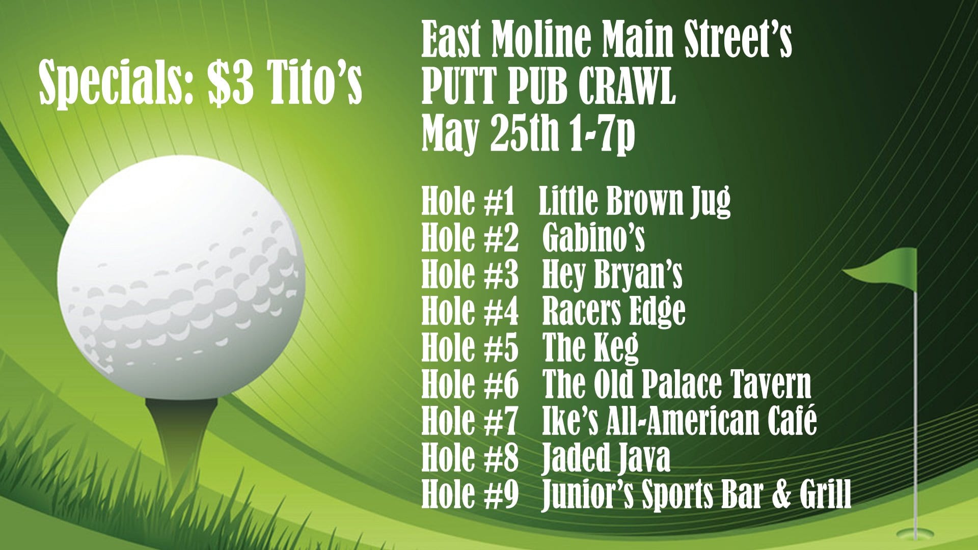 Putt Putt Your Way Through East Moline at this Pub Crawl | Quad ...