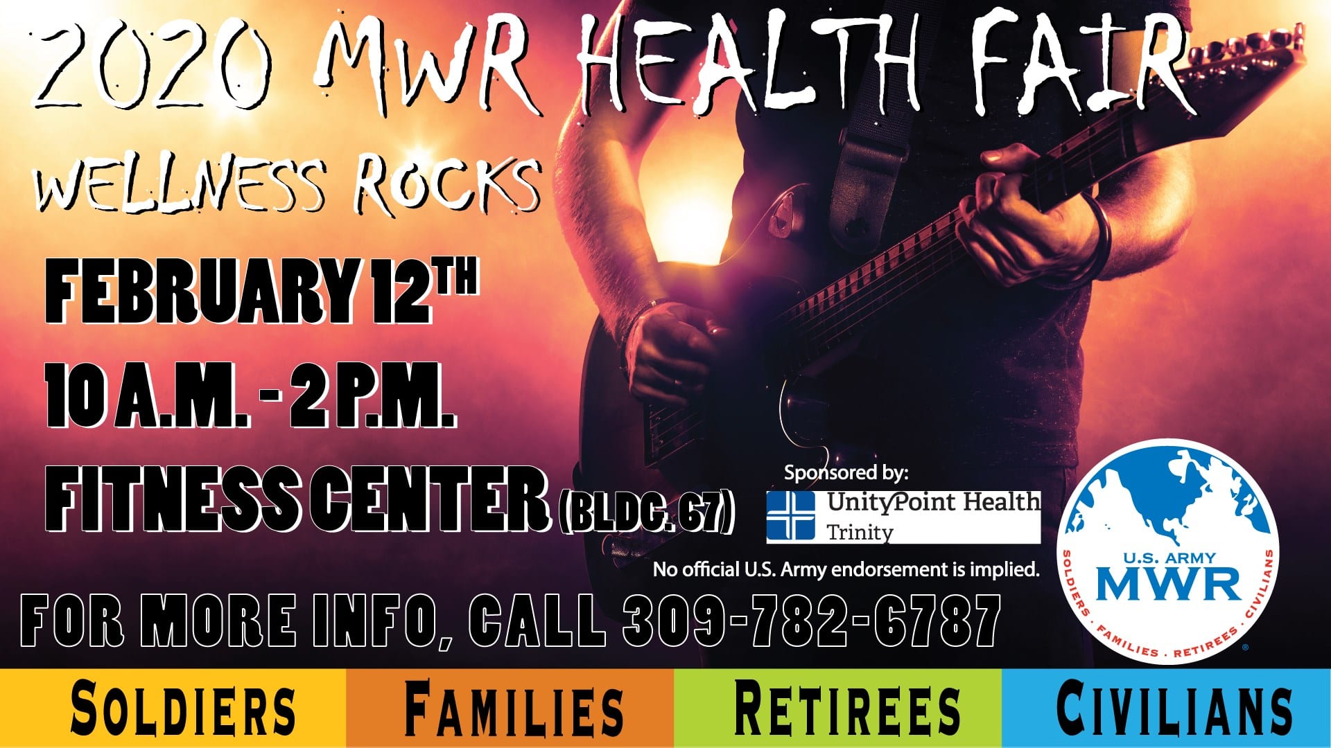 Wellness Rocks at 2020 MWR Health Fair | Quad CitiesQuadCities.com