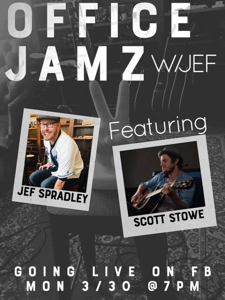 Office Jamz with Jef Spradley and Scott Stowe Tonight! | Quad ...