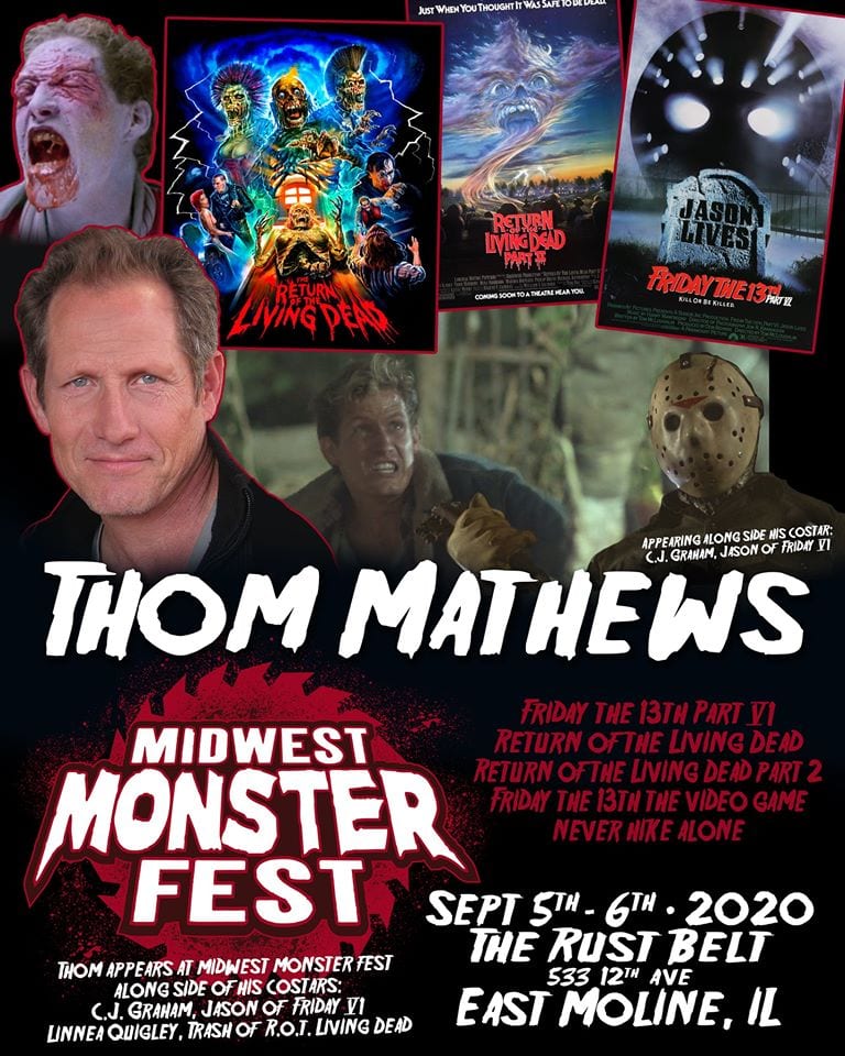 Thom Mathews Of 'Friday The 13th' Fame Coming To East Moline's Midwest ...