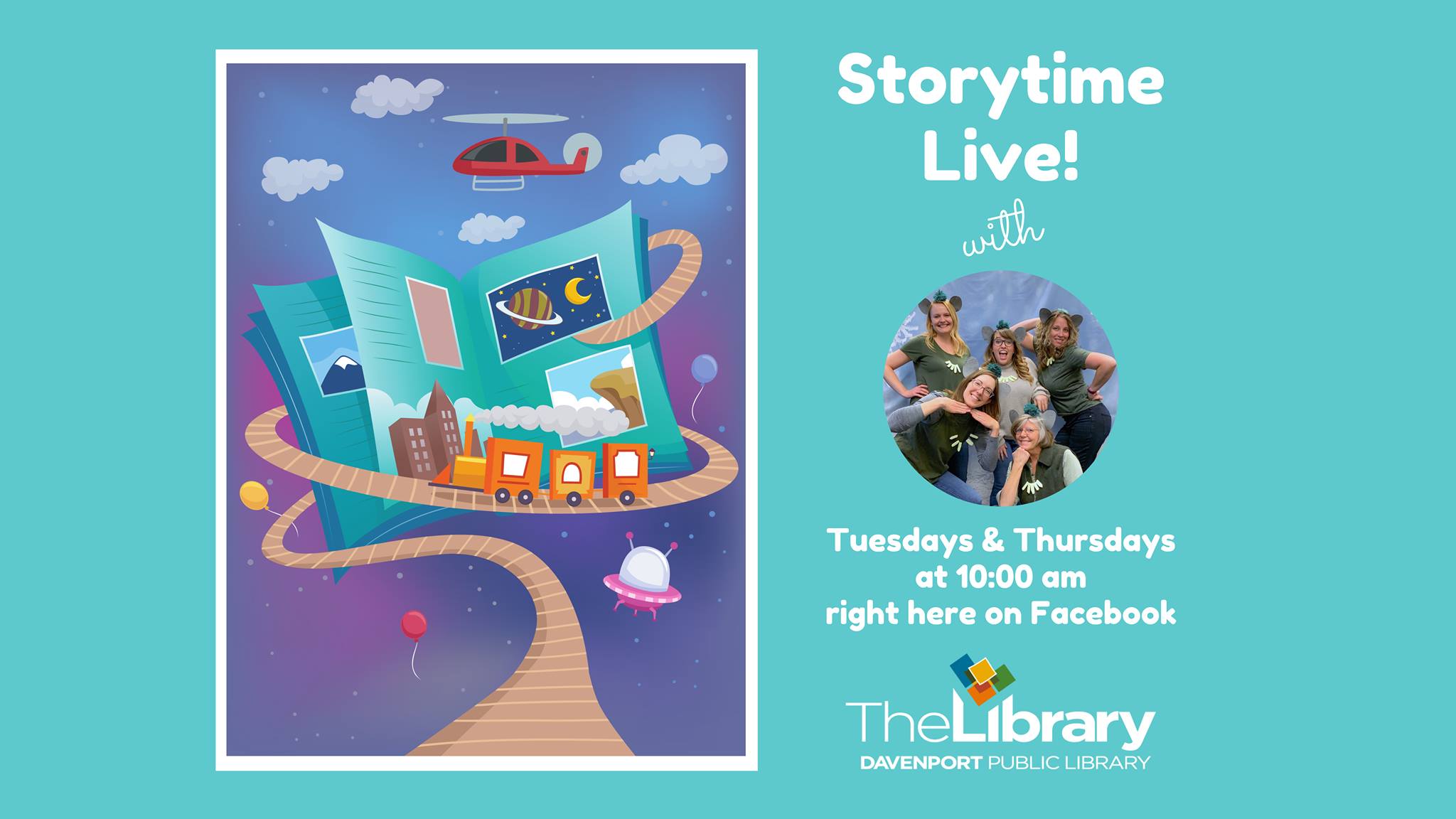 Storytime Live! with the Davenport Public Library | Quad ...
