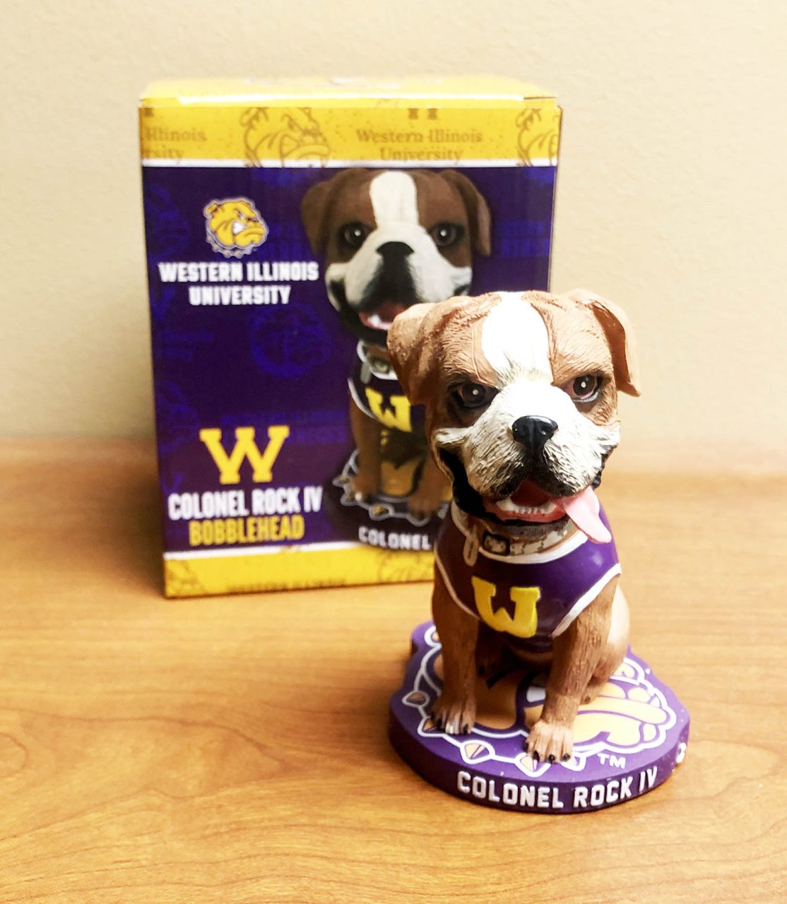 Western Illinois University Unveils Colonel Rock IV Bobblehead | Quad ...