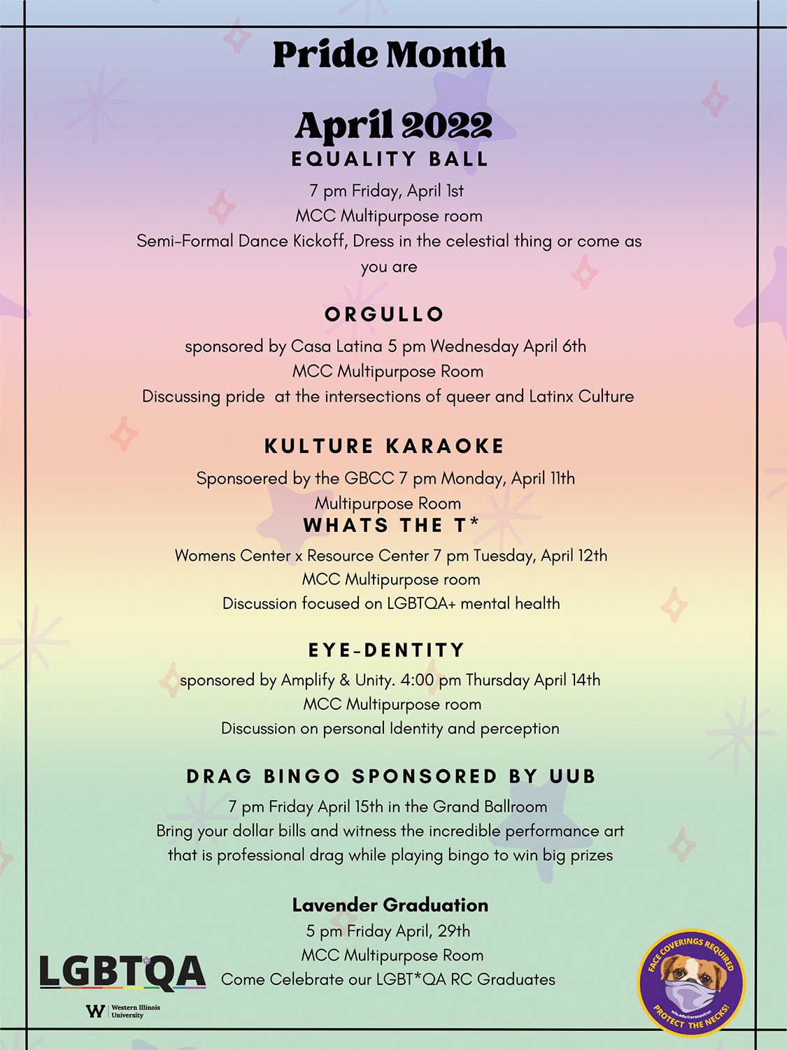Pride Month Celebrated Throughout April at Western Illinois University ...
