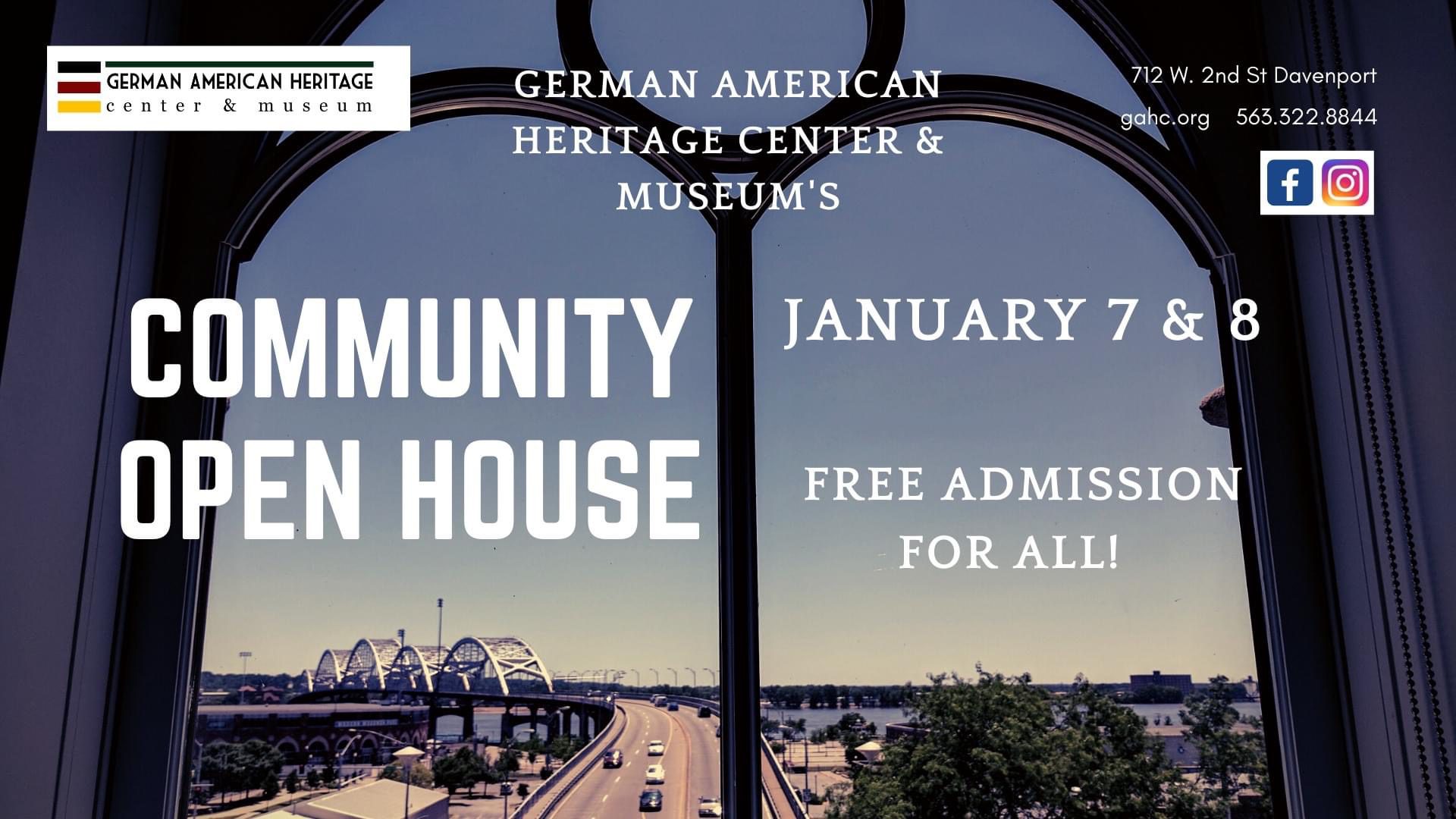 German Heritage Center Open House January 7-8 | Quad CitiesQuadCities.com