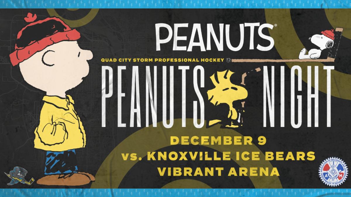 Holy Cow Charlie Brown! Quad City Storm Hosting Peanuts Night Friday ...
