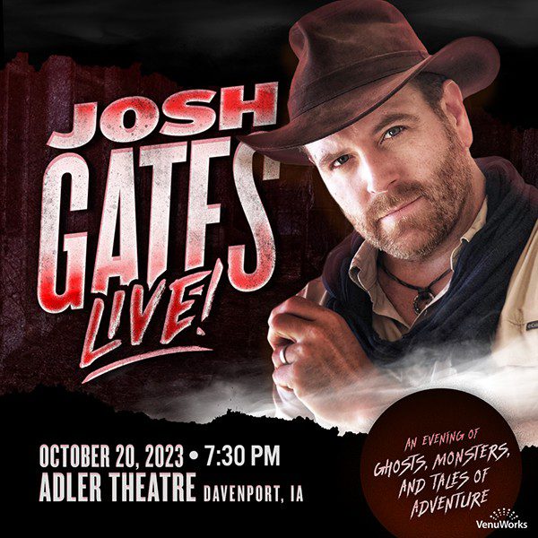 Ghost Hunter Josh Gates Coming To Davenport's Adler Theatre Tonight ...