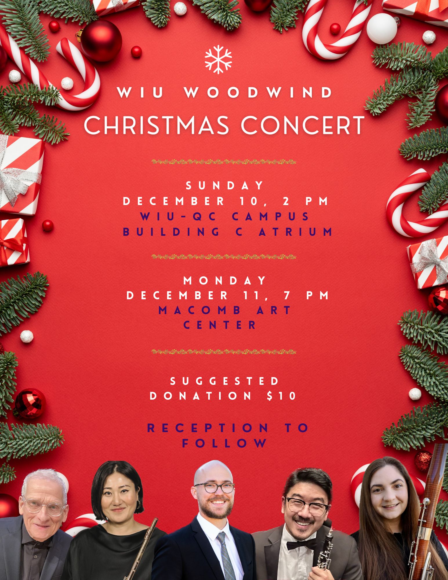 Western Illinois University Wind Faculty Concert Dec. 10-11 | Quad ...