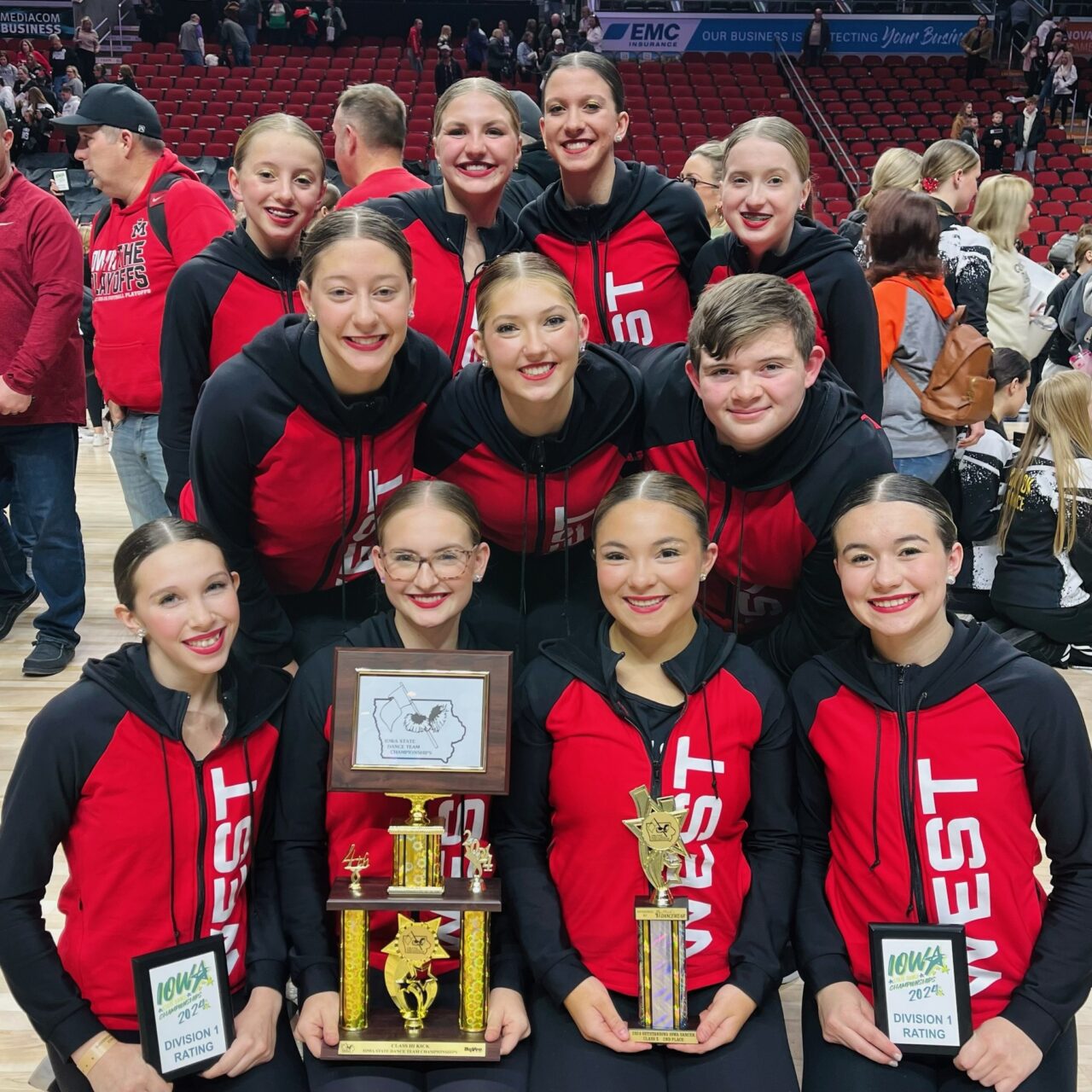 Davenport West High Diamond Dancers Score Big At Iowa State Dance ...