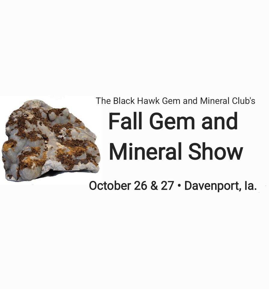 Blackhawk Fall And Gem Mineral Show Rocks Davenport This Weekend | Quad ...