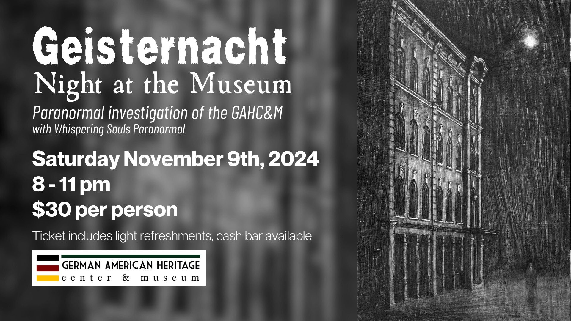 German American Heritage Center Hosts Paranormal Investigation Saturday ...