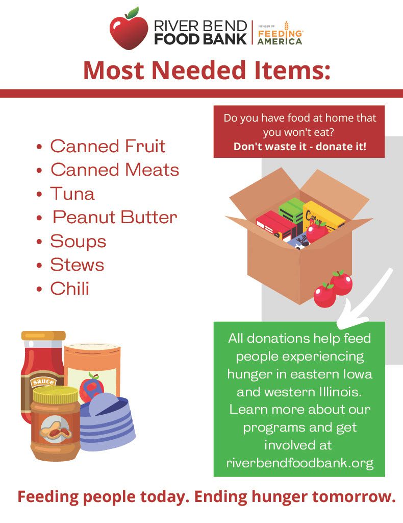 Rock Island Schools Helping To Fight Hunger with Riverbend Food Bank ...