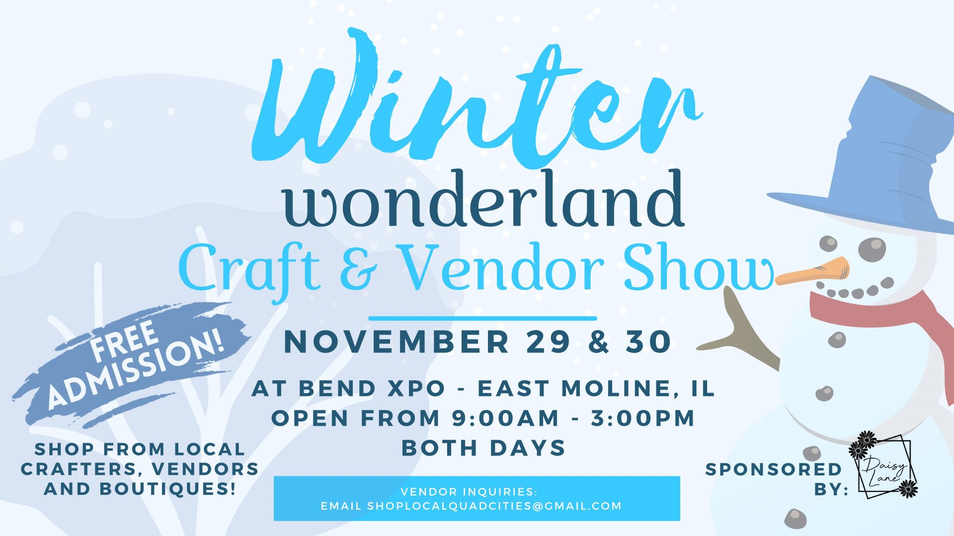 Winter Wonderland Craft And Vendor Show Coming To East Moline Friday ...