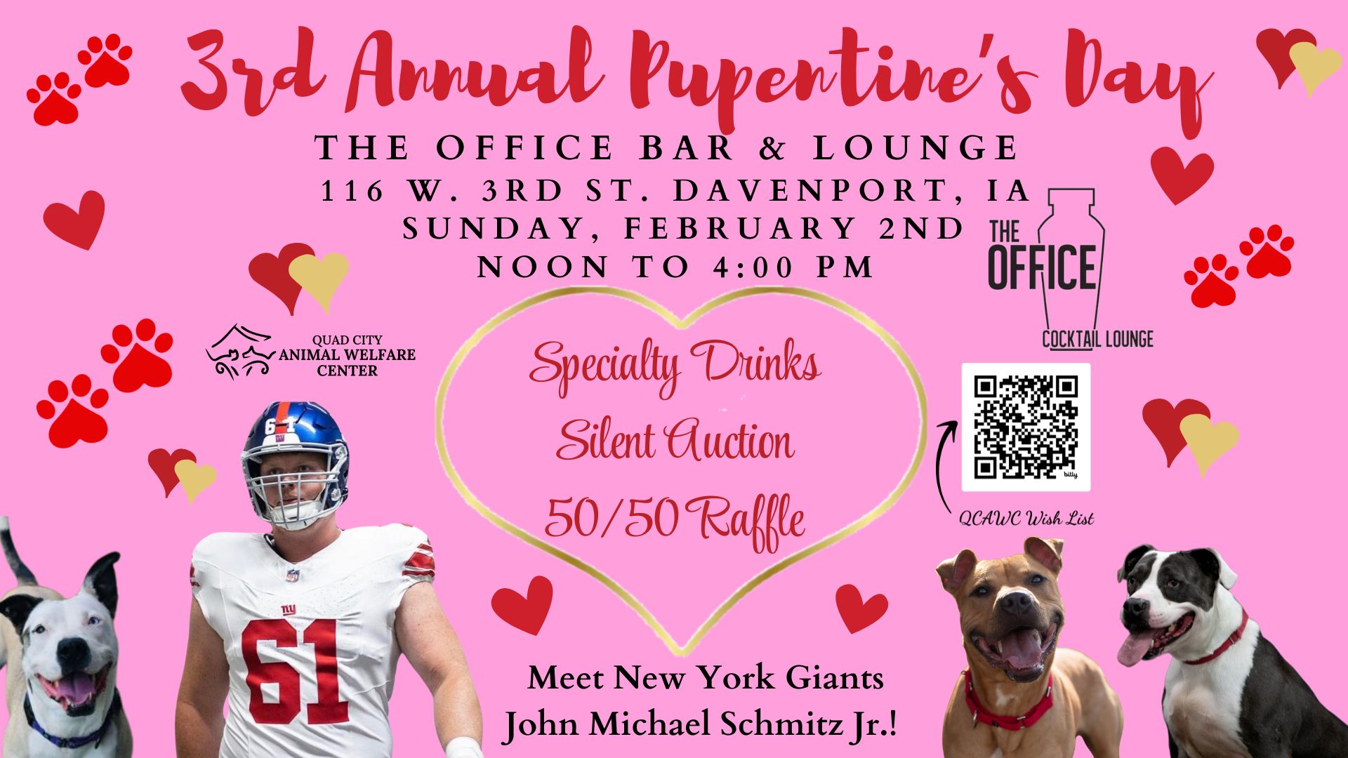 Pupentine's Day Howls Sunday At The Office Bar And Lounge In Davenport ...